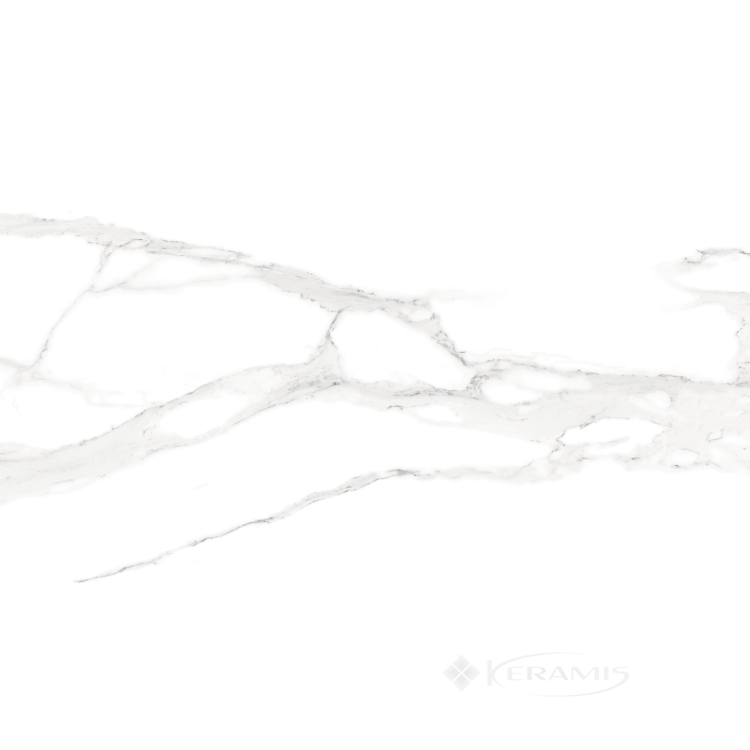 Плитка Megagres Carrara 120x60 milos statuario white rect купити в ...