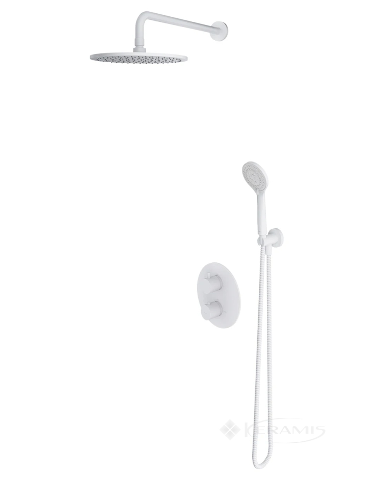 Душевая система Omnires Y с термостатом скрытого монтажа, white matt (SYSYT05WM) – купить в ...