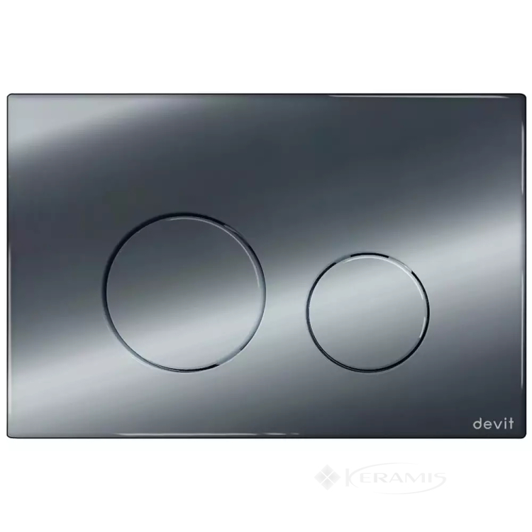 Смывная клавиша Devit хром (90.211.KH) – купить в интернет-магазине KERAMIS
