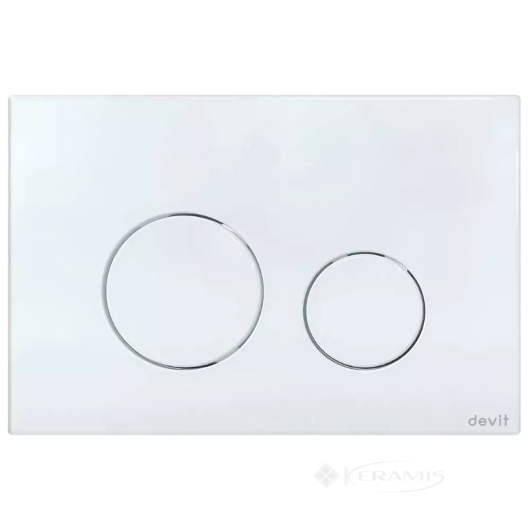 Смывная клавиша Devit белый матовый (90.211.KW) – купить в интернет-магазине KERAMIS