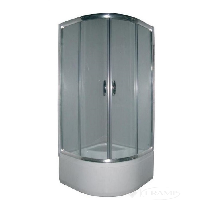 Душевая кабина Devit Nymfa 90x90, стекло шиншилла, хром (FEN311PDEV) – купить в интернет ...