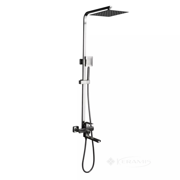 Душевая система Frap с поворотным изливом, нержавеющая сталь (F24802) – купить в интернет ...